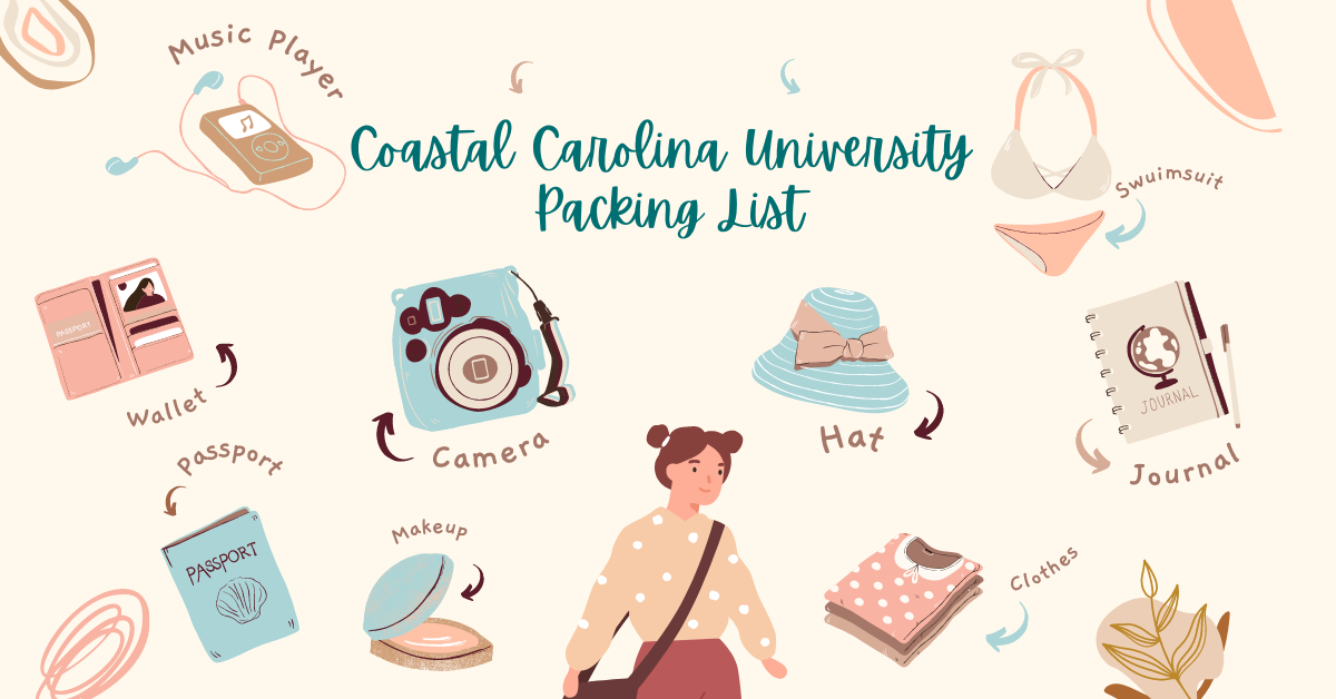 Coastal Carolina University Packing List - What to Bring on Move in Day